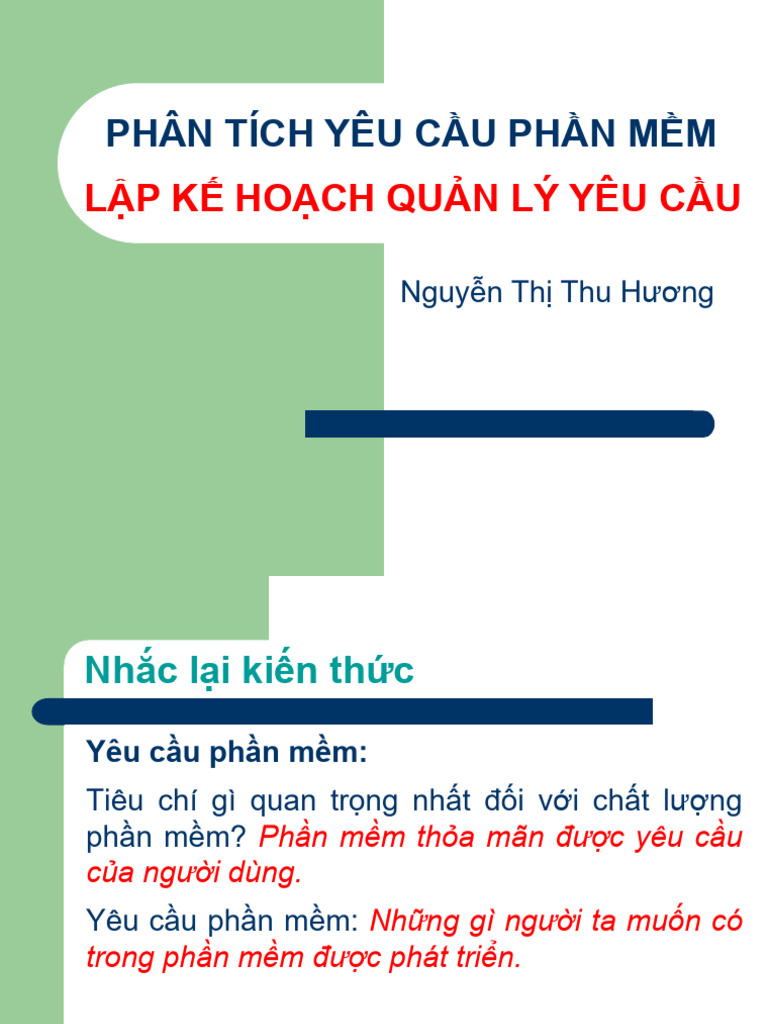 2. Lap ke hoach quan ly yeu cau | PDF