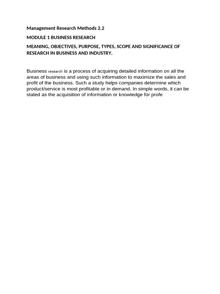 Management Research Methods 2 | PDF | Deductive Reasoning | Argument