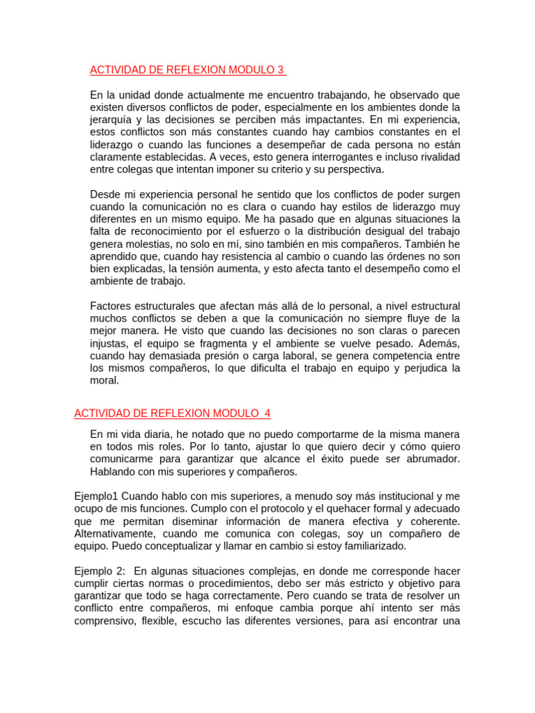 Actividad de Reflexion 3 | PDF | Policía | Comportamiento