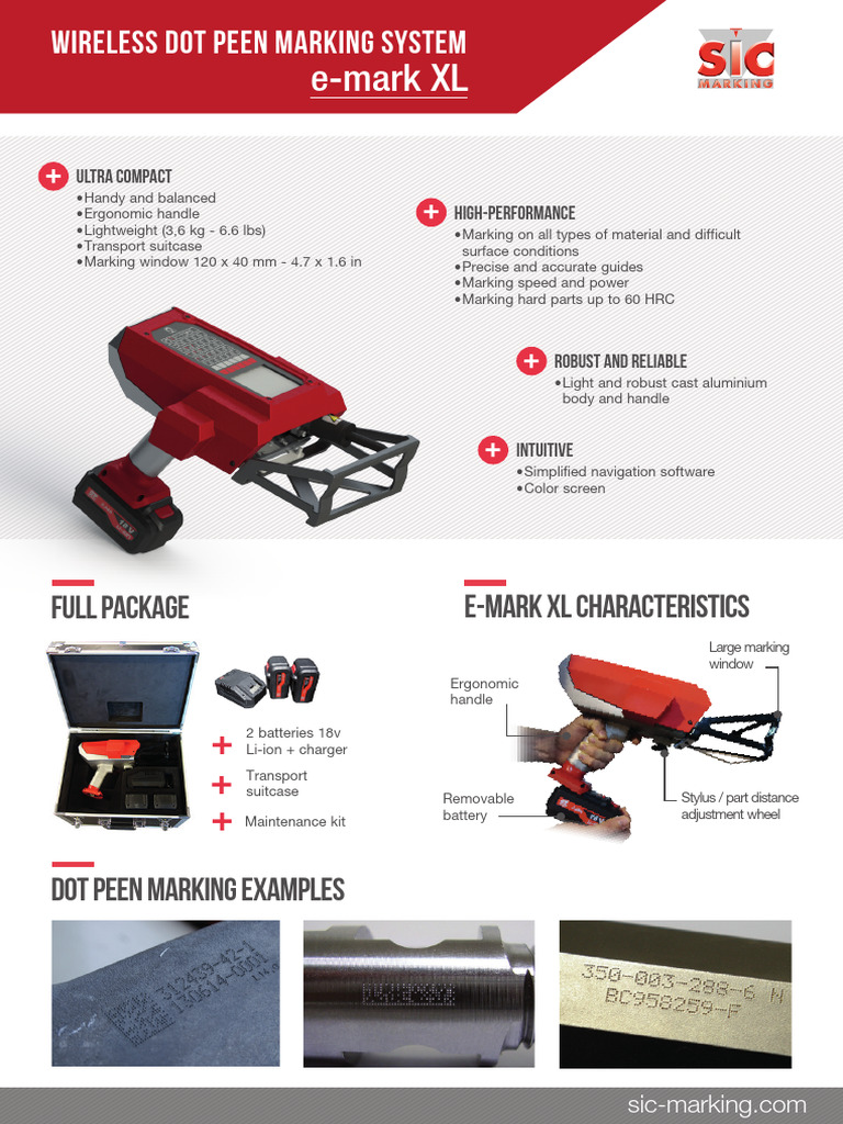 E-Mark XL Product Sheet en LD | PDF | Personal Computers | Computer ...