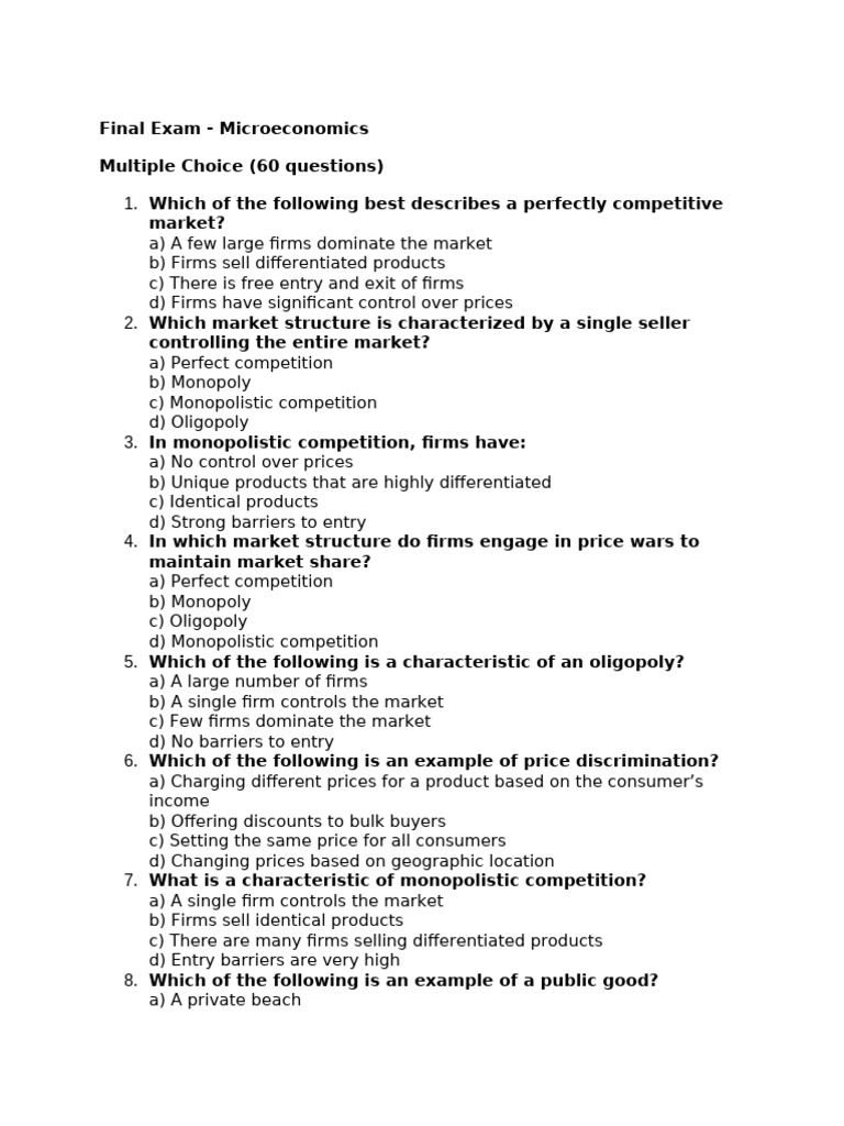Market Structures and Pricing Strategies | PDF | Monopoly | Profit ...