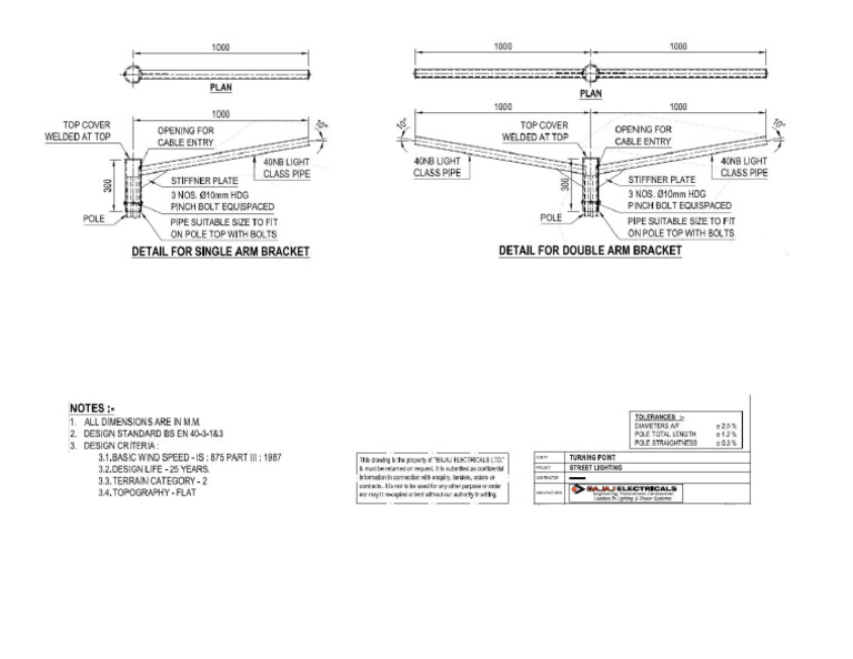 1 MTR Single Arm & Double Arm Bracket | PDF