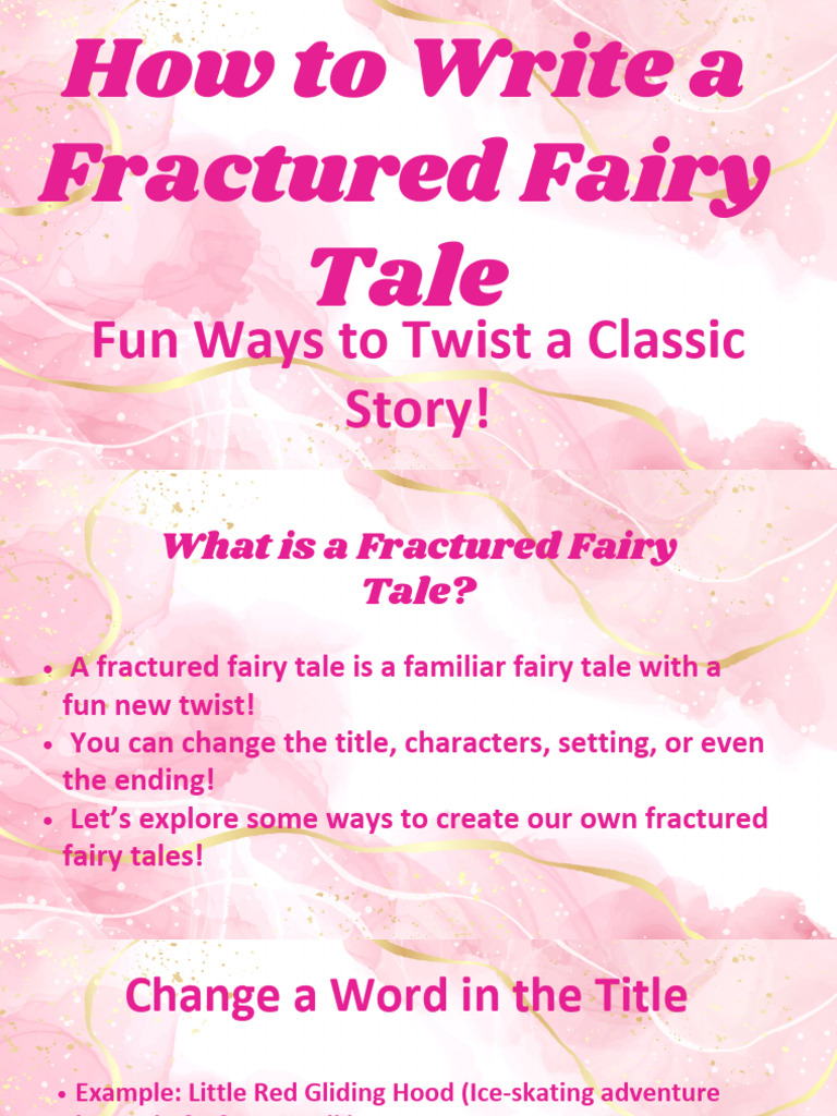 Crafting Fractured Fairy Tales | PDF