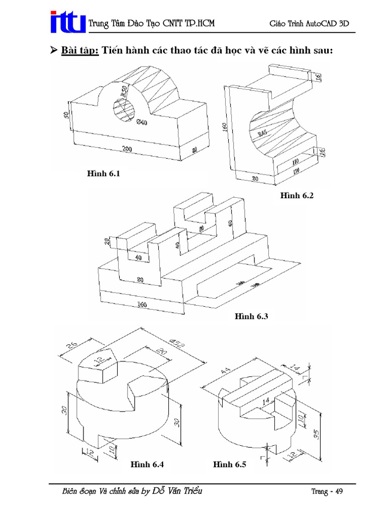 BT 3 Autocad 3D | PDF