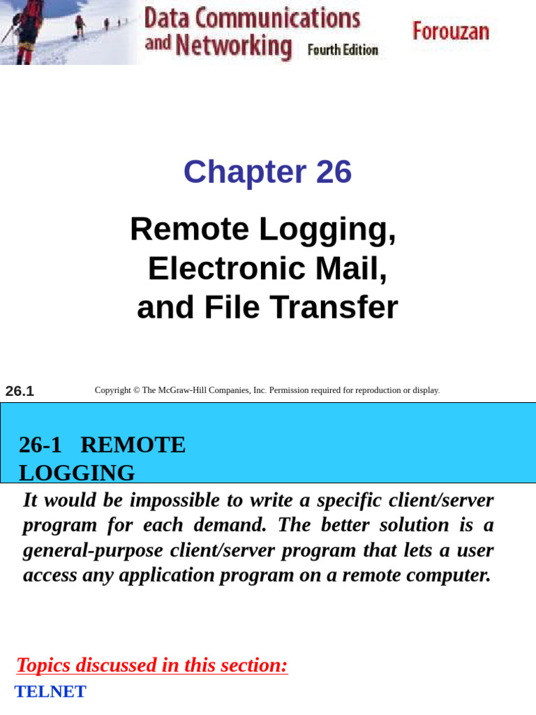 Remote Logging, Electronic Mailz | PDF | File Transfer Protocol | Network Protocols