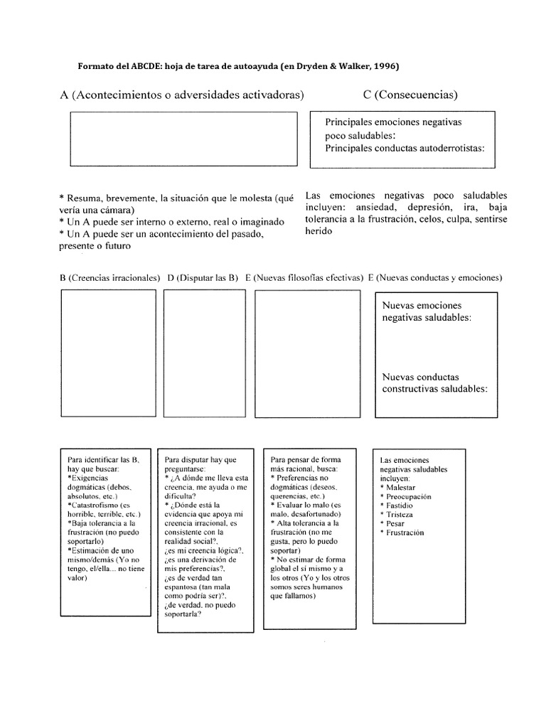 Formato Del ABCDE | PDF