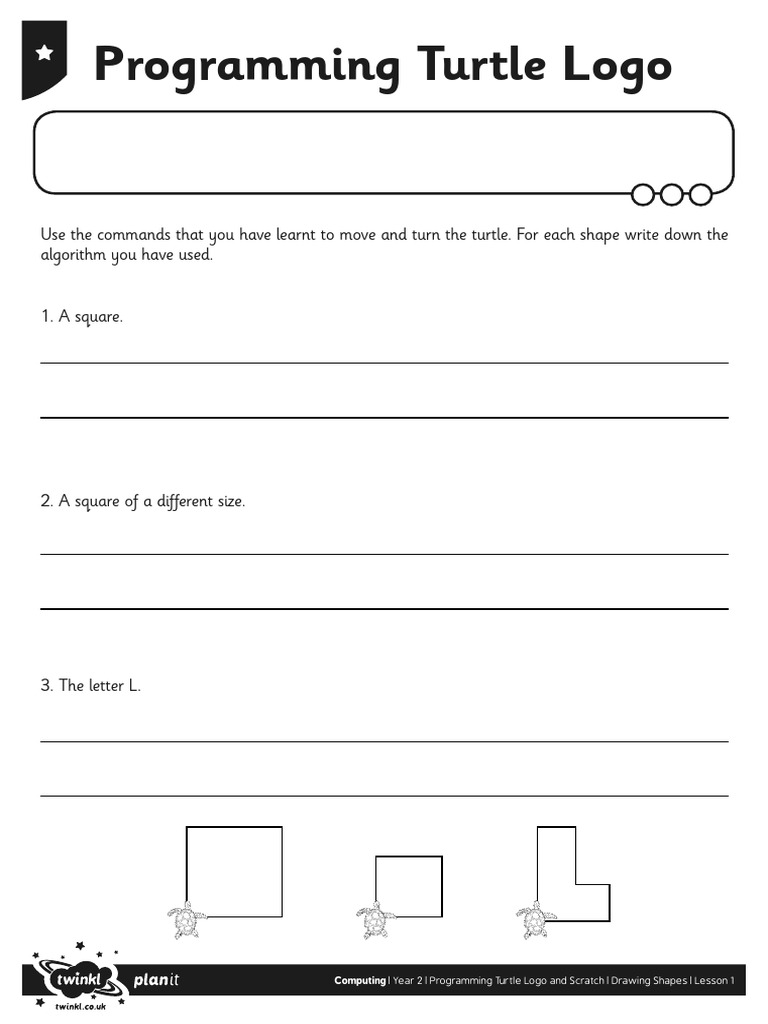 Activity Sheet Drawing Shapes | PDF