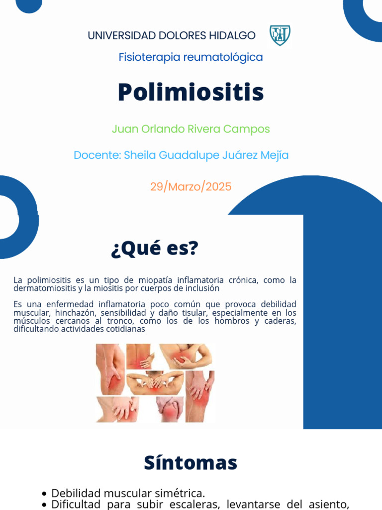 Polimiositis-1 | PDF | Especialidades Medicas | Enfermedades y trastornos