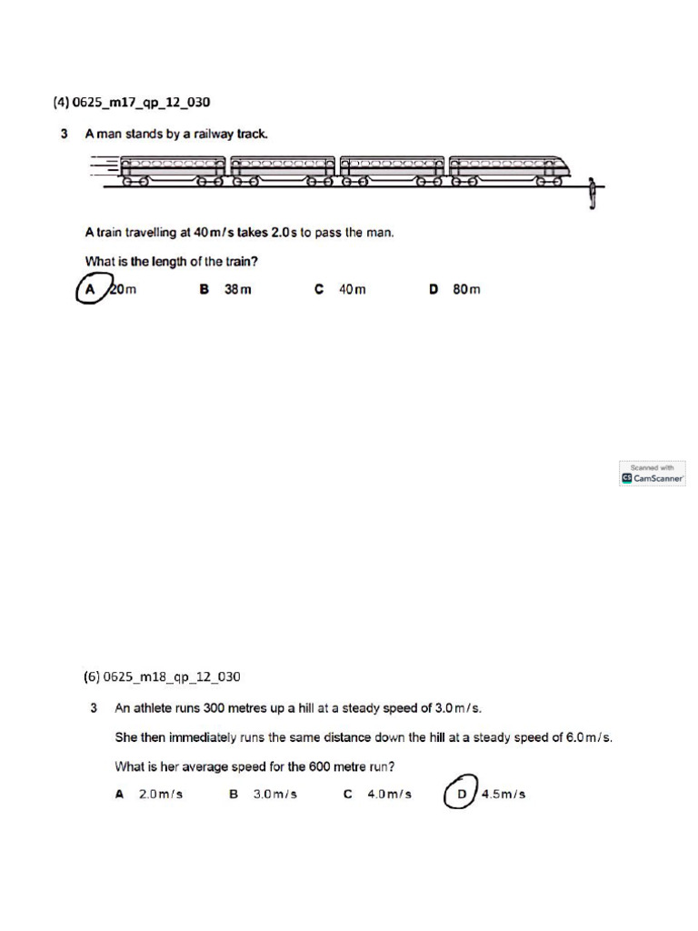 Physics HW Paper 1 | PDF