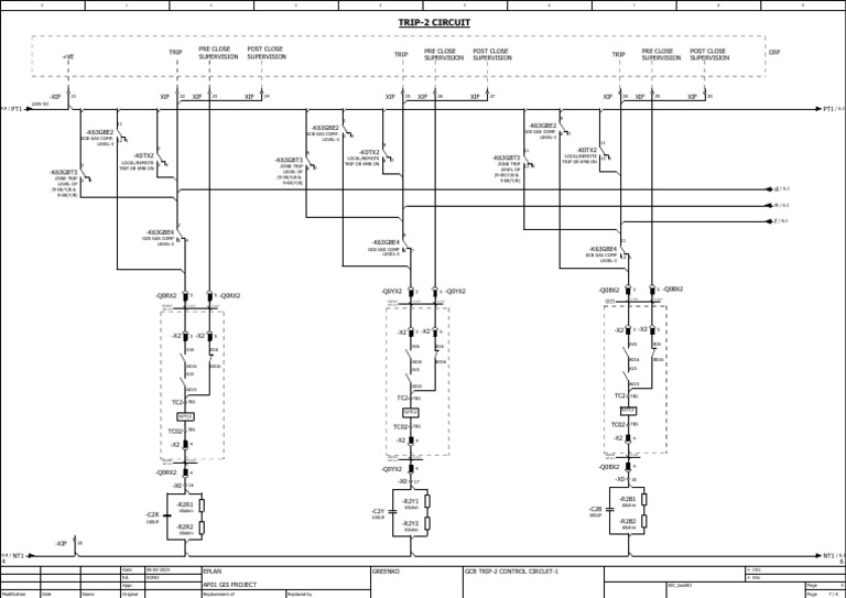 Trip-2 CKT Eplan | PDF