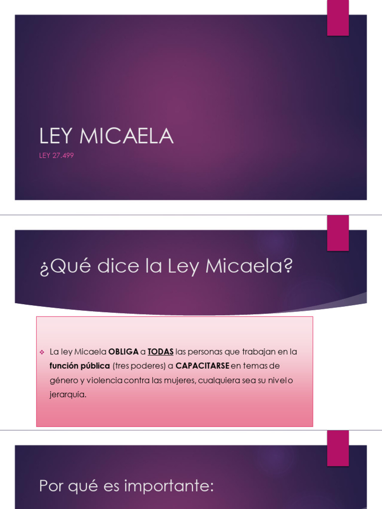 Ley Micaela | PDF | Violación | La violencia contra las mujeres
