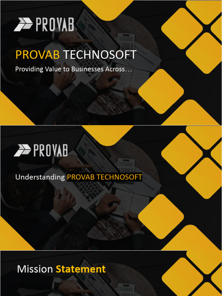 Provab Technosoft Portfolio | PDF | Mobile App | Cloud Computing
