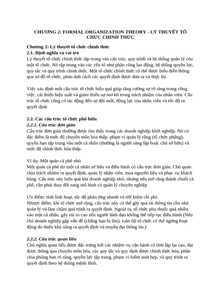 Hành VI T CH C | PDF