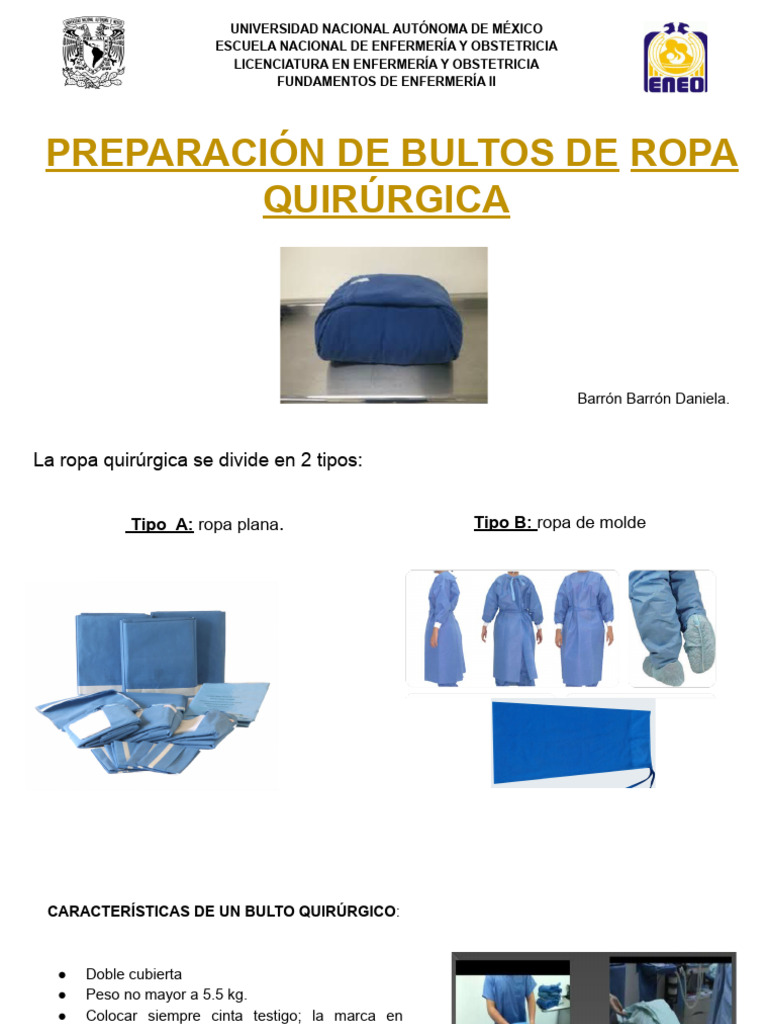 Preparación de Bultos Quirúrgicos | PDF