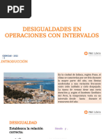 Algebra (Tema 10) Desigualdades e Intervalos | PDF | Desigualdad (Matemáticas) | Intervalo ...