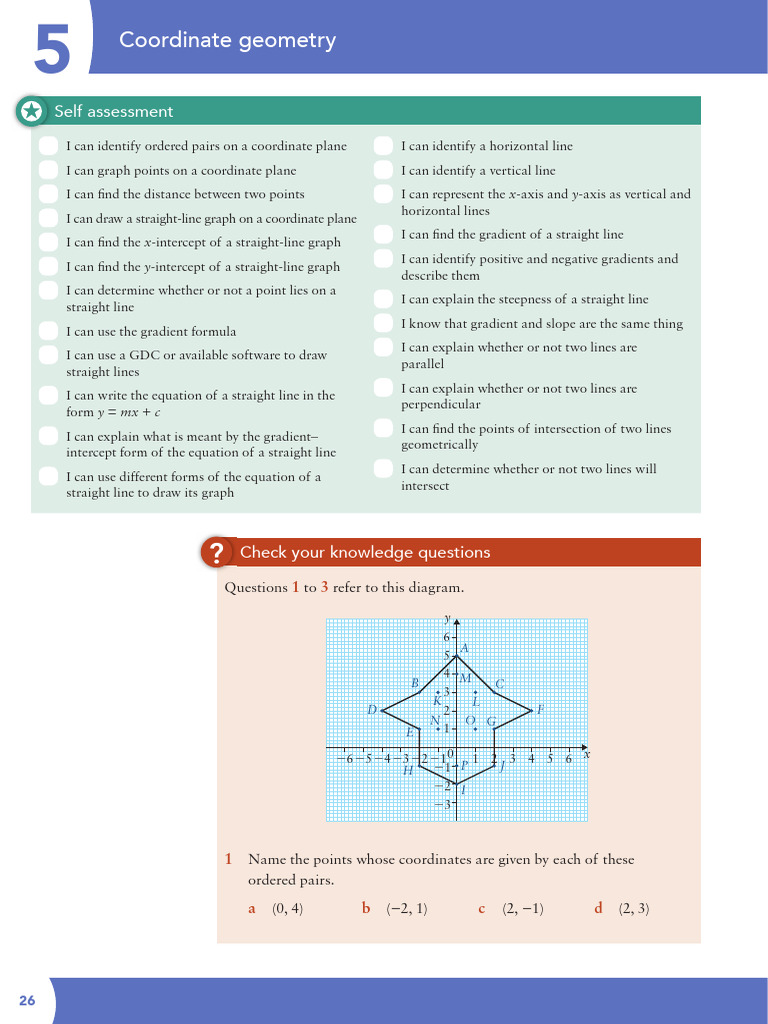 MYP Mathematics Sample 26 28 | PDF | Line (Geometry) | Slope