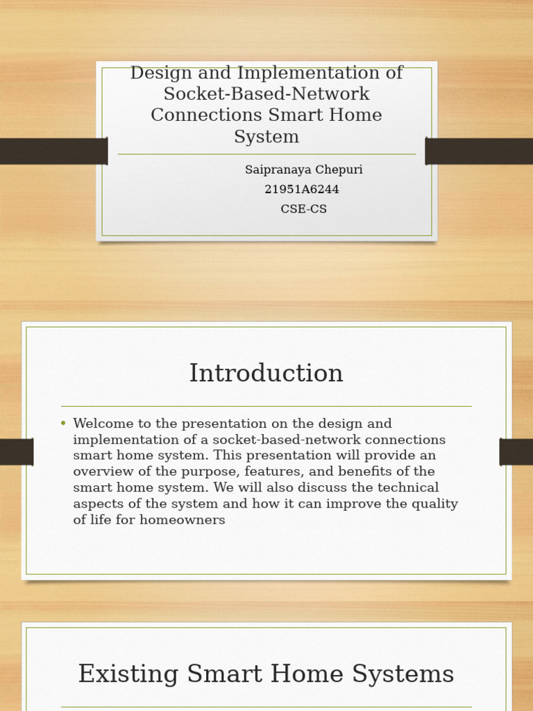 Design and Implementation of Socket-Based-Network Connections Smart Home | PDF | Computer ...