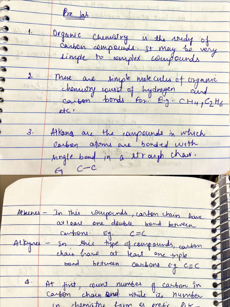 Organic Molecules Lab | PDF