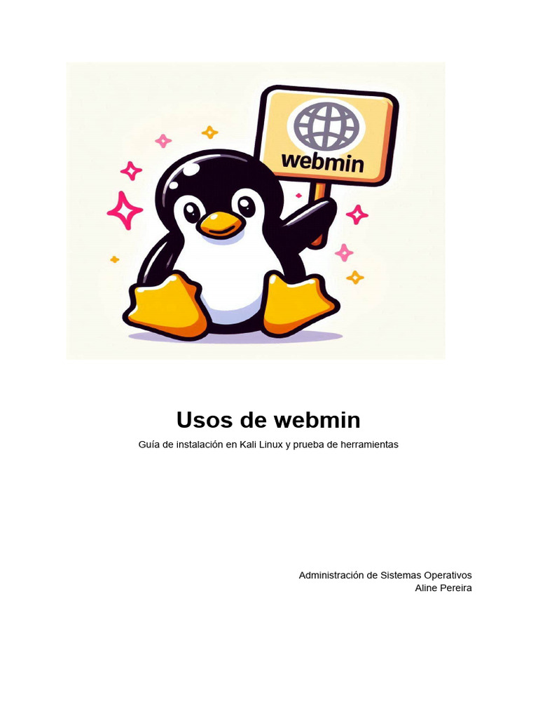 Usos de Webmin | PDF | Servidor (Computación) | Interfaz de usuario
