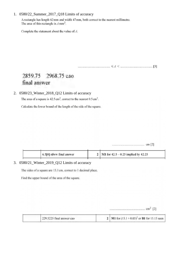 Limits of Accuracy | PDF