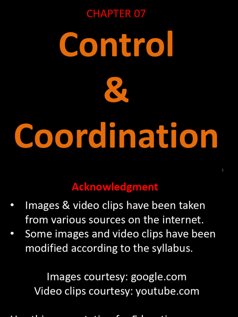 10 Science CHP 07 Control & Coordination Notes STF | PDF | Nervous ...