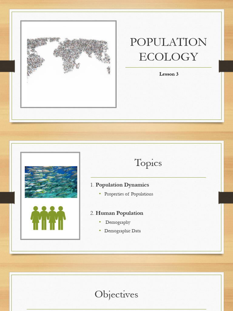 EnviSci Lesson 3 2nd Sem 24 25 | PDF | Demography | Reproduction