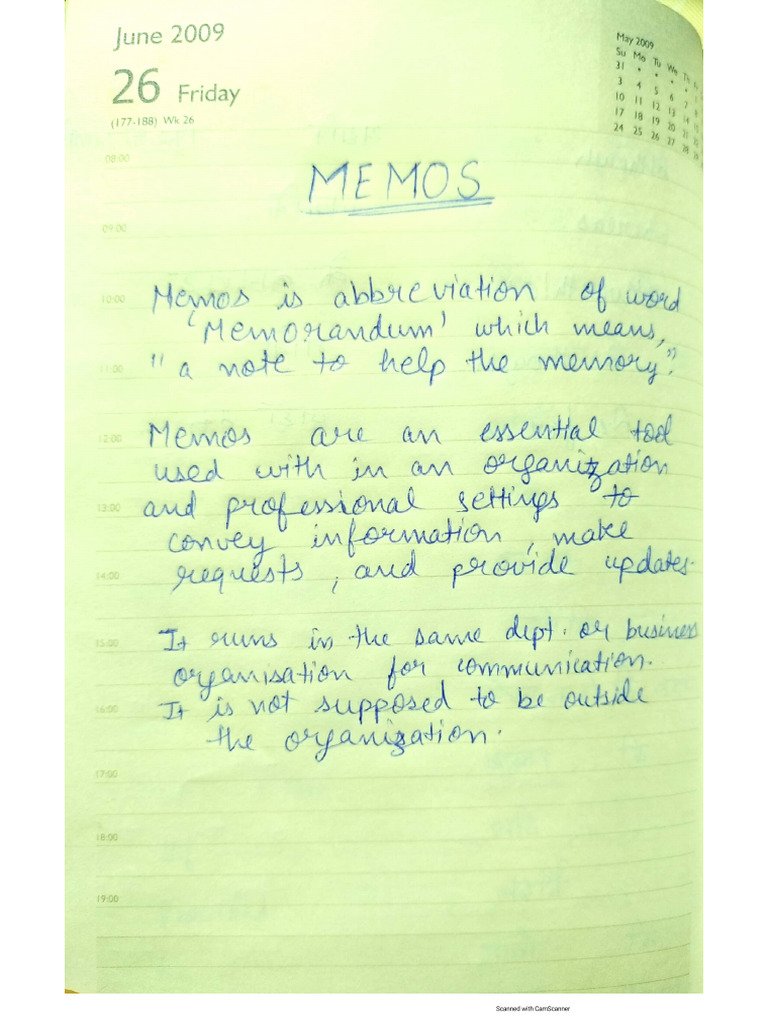 Memos | PDF