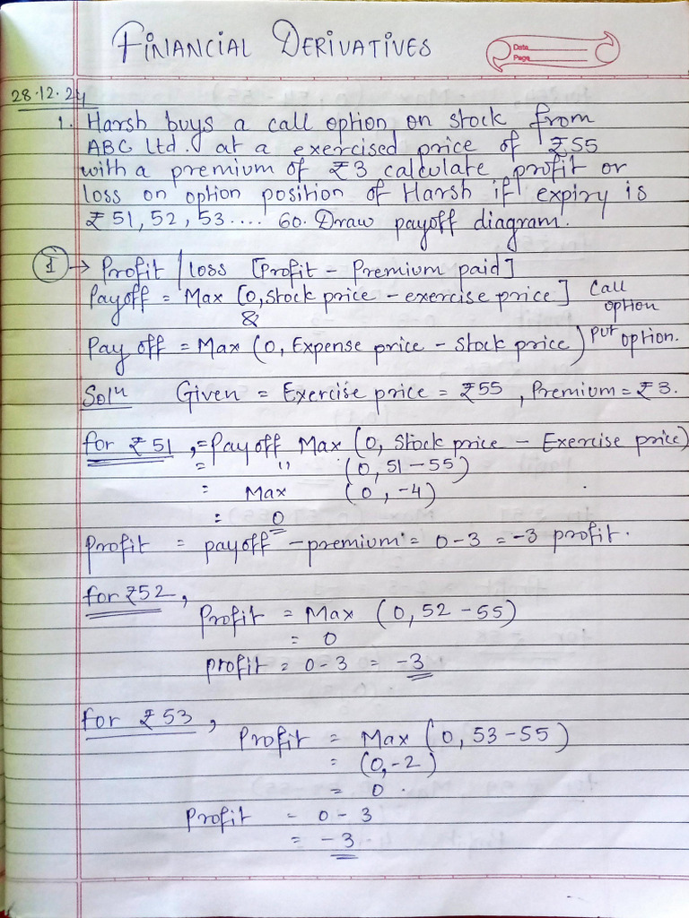 Financial Derivatives | PDF