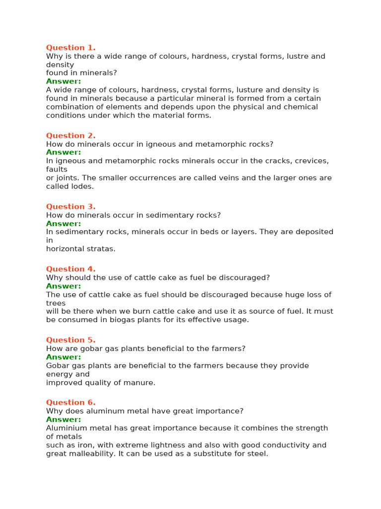 Mineral and Energy Resources | PDF | Energy Development | Coal