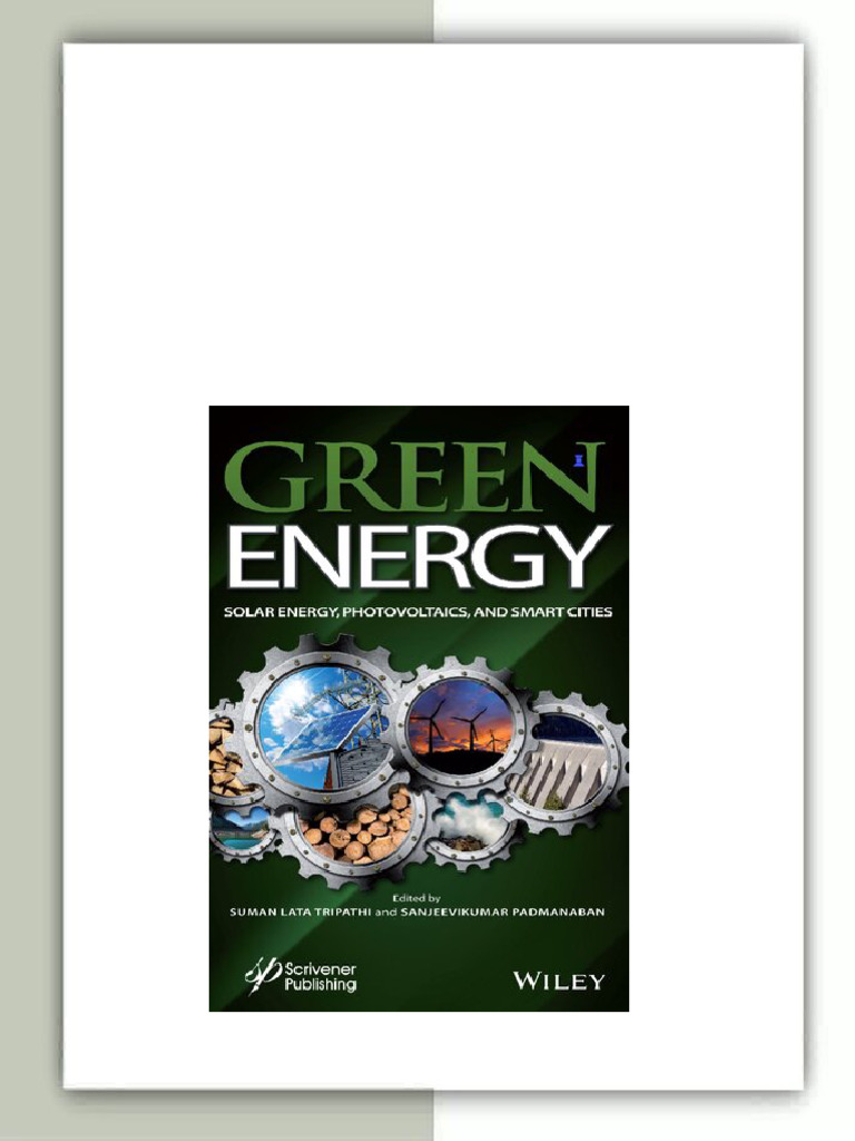 Green Energy: Solar Energy, Photovoltaics, and Smart Cities Suman Lata Tripathidownload | PDF ...