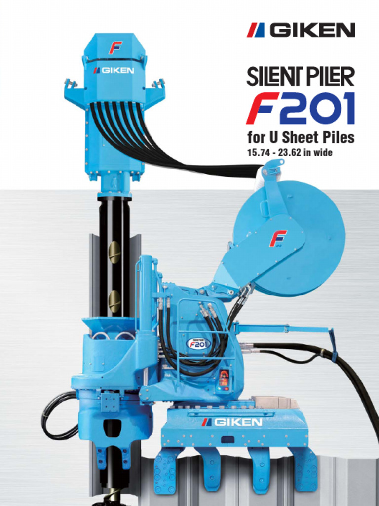 GIKEN F201 Silent Piler Overview | PDF | Deep Foundation