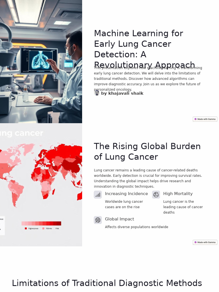 Machine Learning For Early Lung Cancer Detection A Revolutionary ...