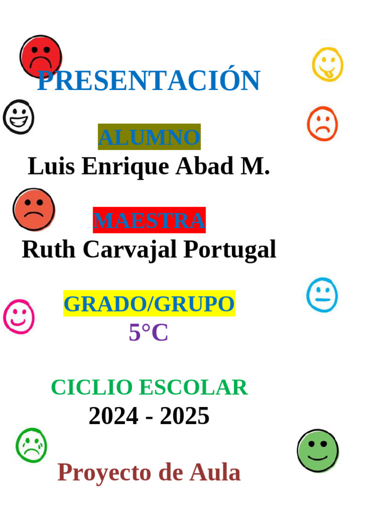 5 ABC El Álbum de Las Emociones | PDF