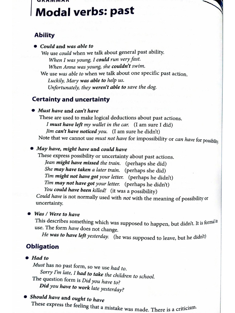 MODALS 2.f | PDF