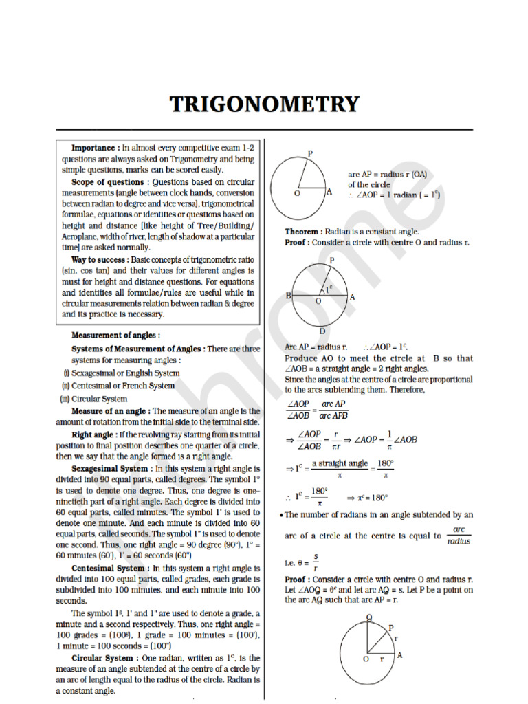 Trignometry Jkchrome Com | PDF