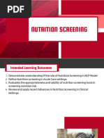 Espen Fact Sheet Glim | PDF | Malnutrition | Medical Diagnosis