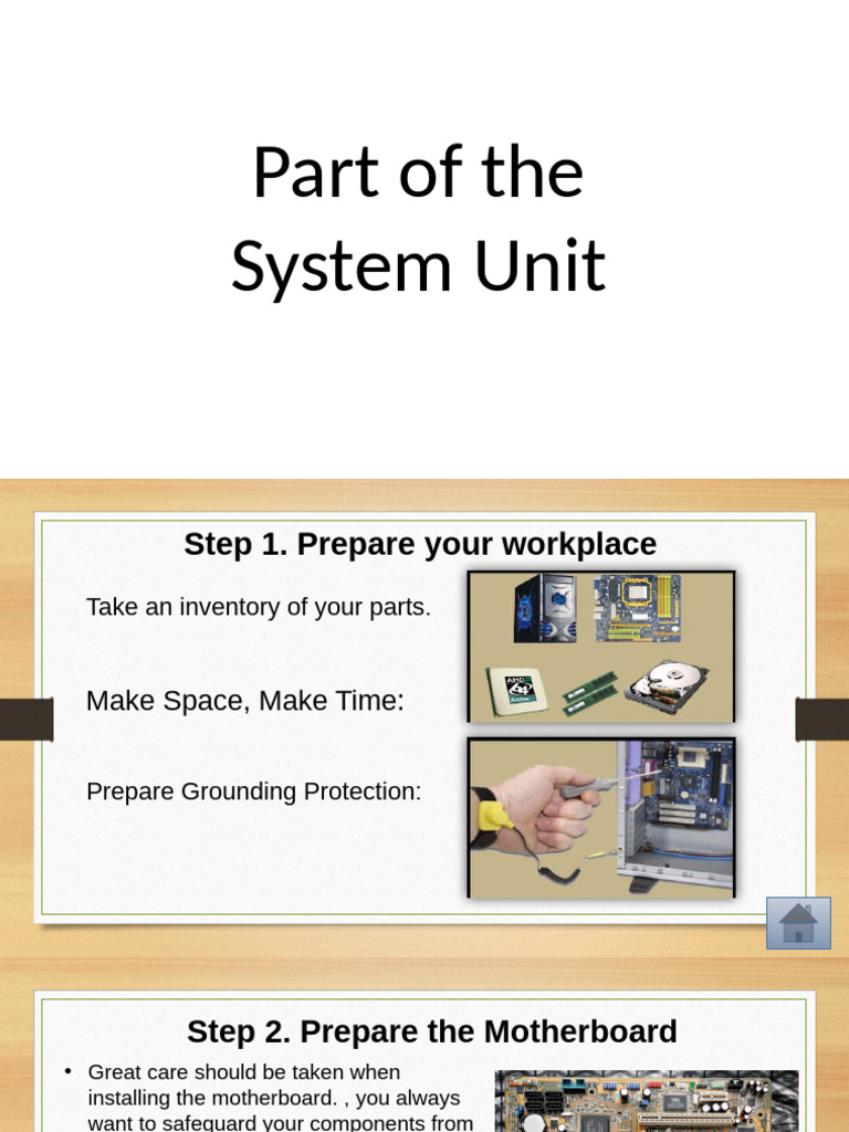 Internal Part of System Unit Assembly Disaasembly 1 052332 | PDF ...