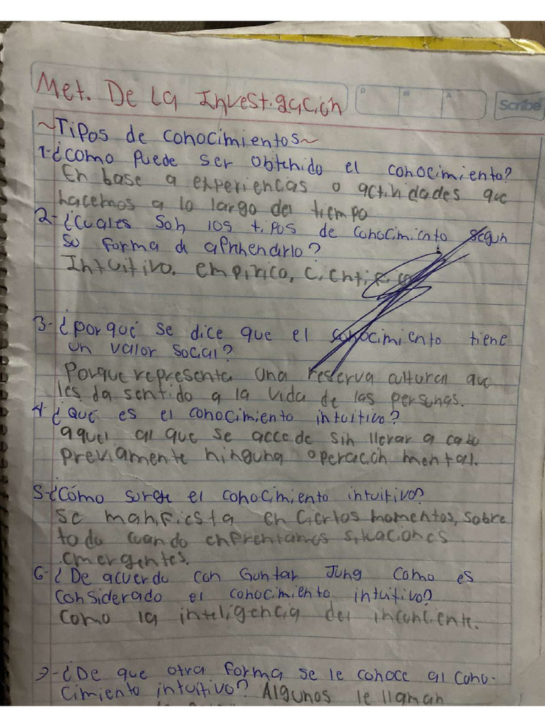 Tipos de Conocimiento | PDF