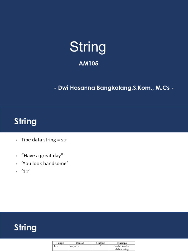 P4 Materi AM105 Dasar Pemrograman SI 69 119 | PDF | Bracket ...
