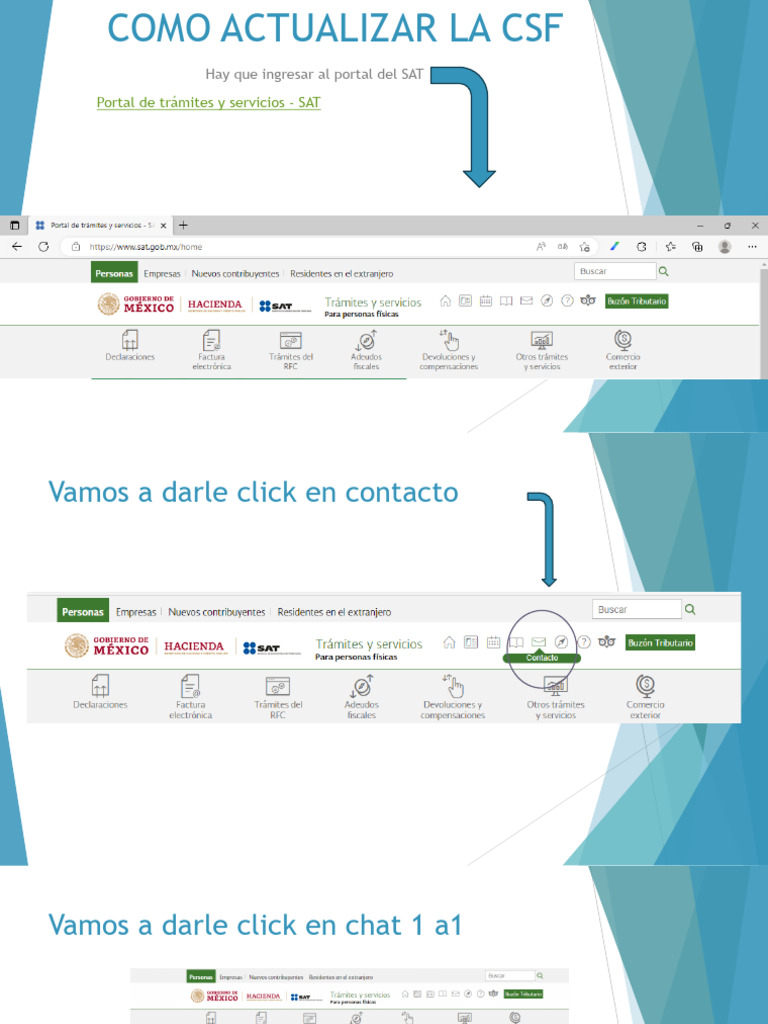 COMO ACTUALIZAR LA CSF | PDF