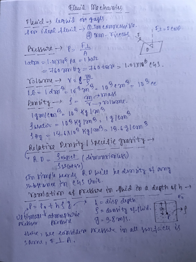 Thermodynamics and Fluid Dynamics | PDF