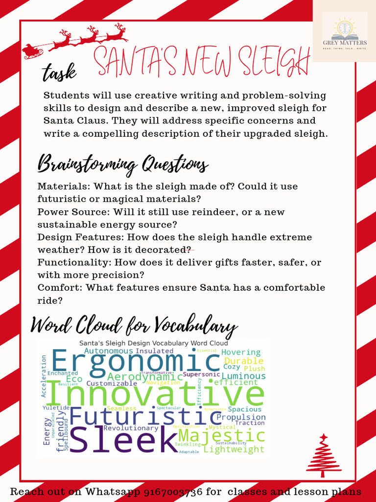 Design Your Own Santa's Sleigh | PDF