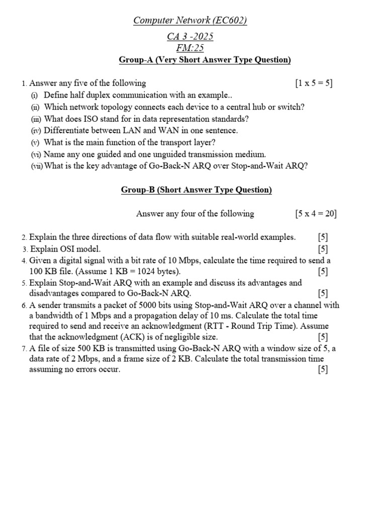CA3_Network_2025 | PDF
