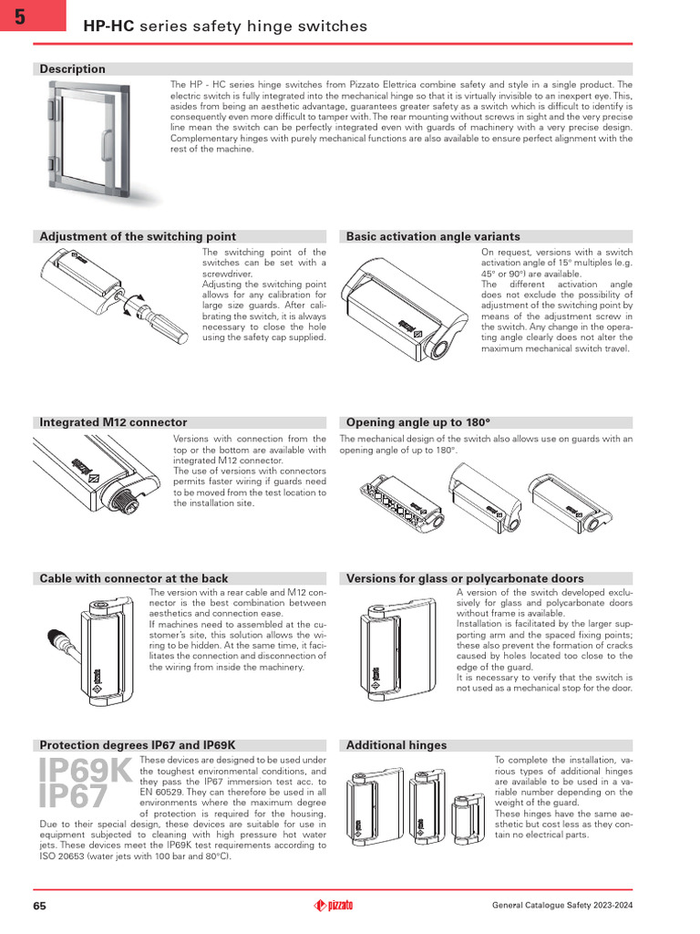 Hinge Safety Catalogue | PDF | Electrical Connector | Alternating Current