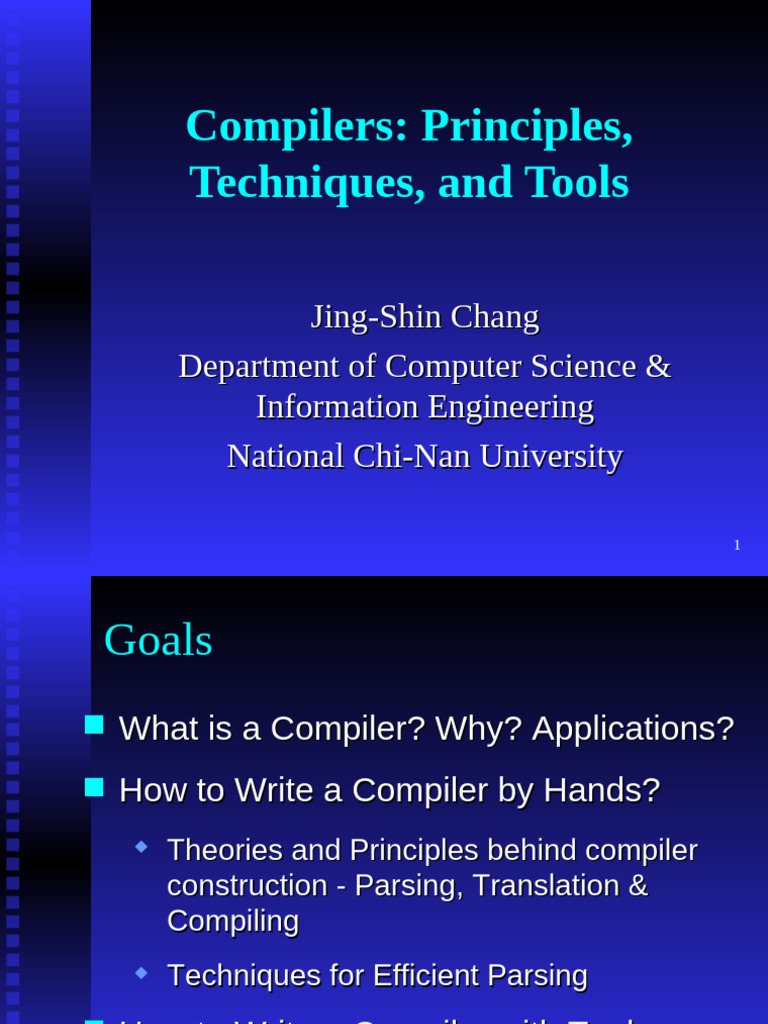 Compiler Design Principles and Techniques | PDF | Parsing | Compiler