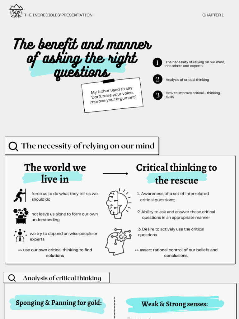 Mastering Critical Thinking Skills | PDF | Critical Thinking | Thought