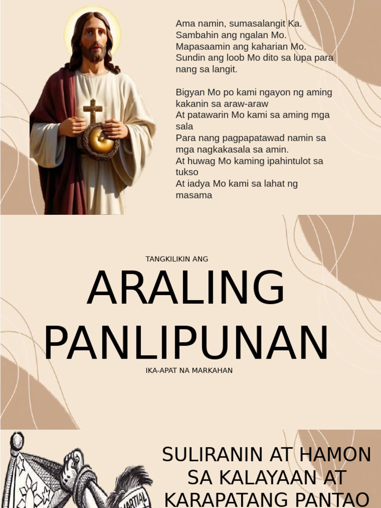 Aralin 2 - Suliranin at Hamon Sa Kalayaan at Karapatang Pantao NG Batas Militar at Sa Dik | PDF