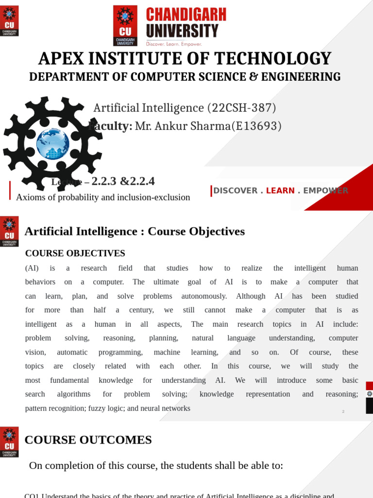 lecture2.2.3 4 unit2_AI [Autosaved] | PDF | Artificial Intelligence | Intelligence (AI) & Semantics