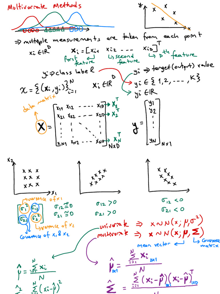 Lecture 05 - Multivariate Methods | PDF | Linear Algebra | Algebra