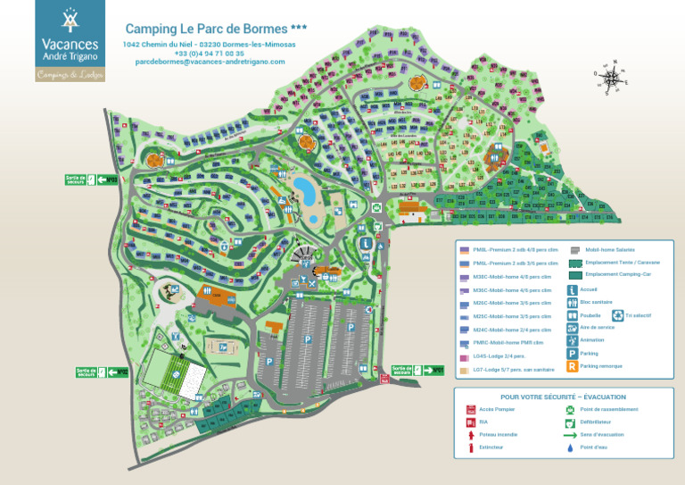 Camping Le Parc de Bormes: Infos Pratiques | PDF